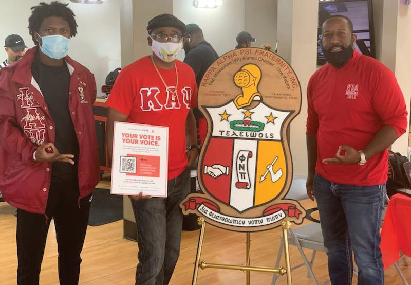 Kappa Alpha Psi Fraternity helps get voters registered for 2020 ...