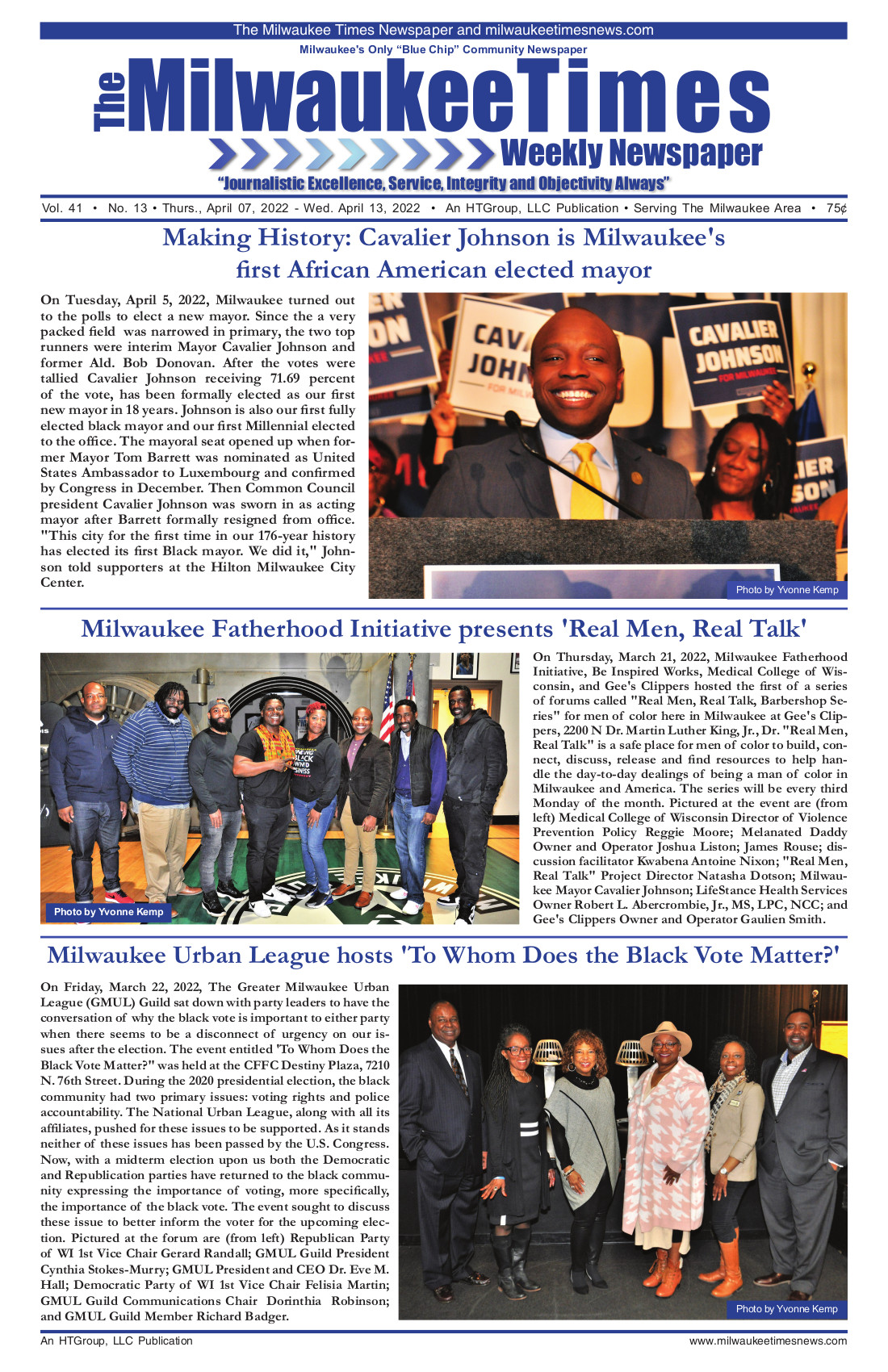 Milwaukee Times Digital Edition Issue April 7, 2022 - Milwaukee Times ...