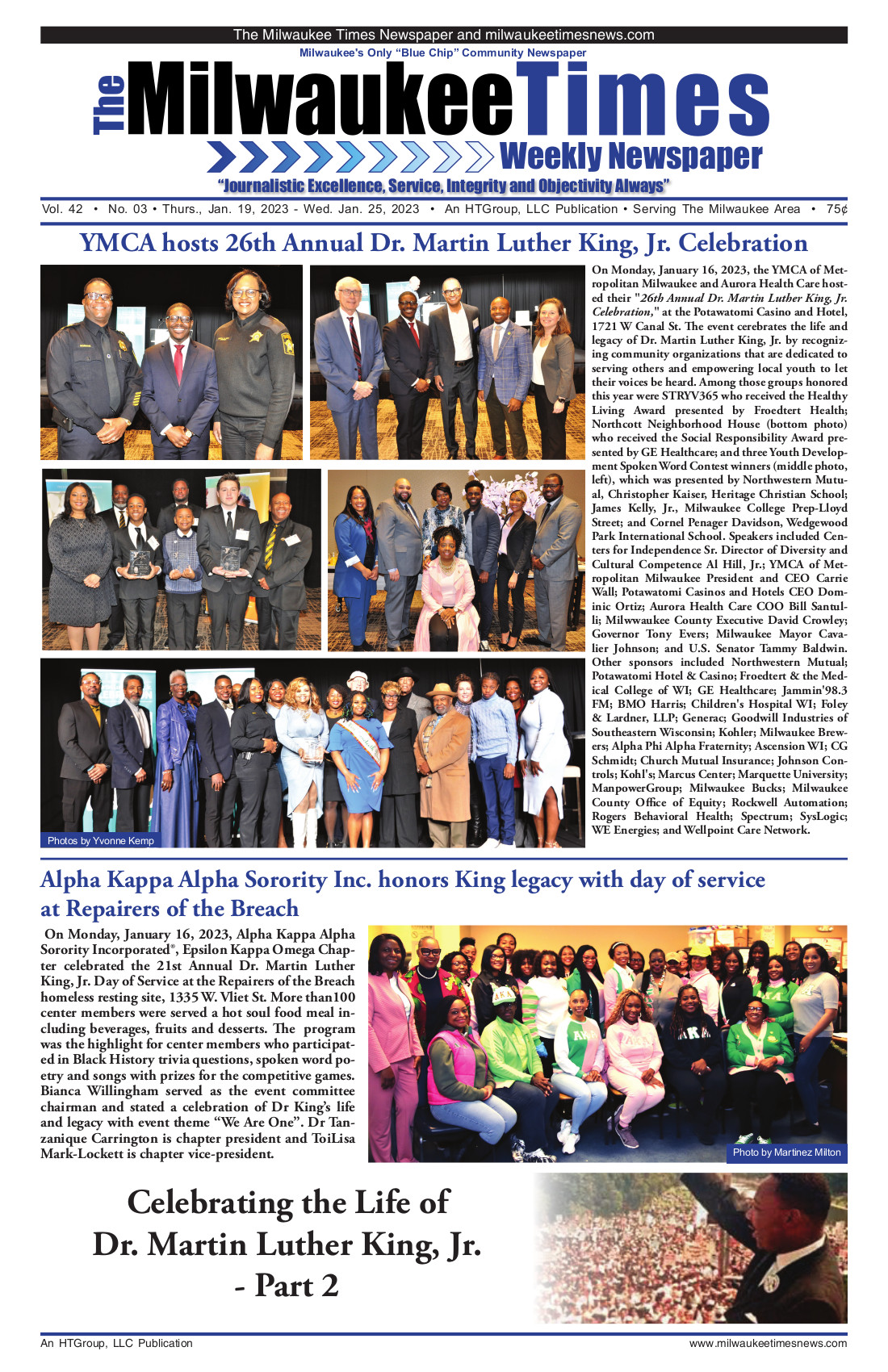 Milwaukee Times Digital Edition Issue January 19, 2023 - Milwaukee ...