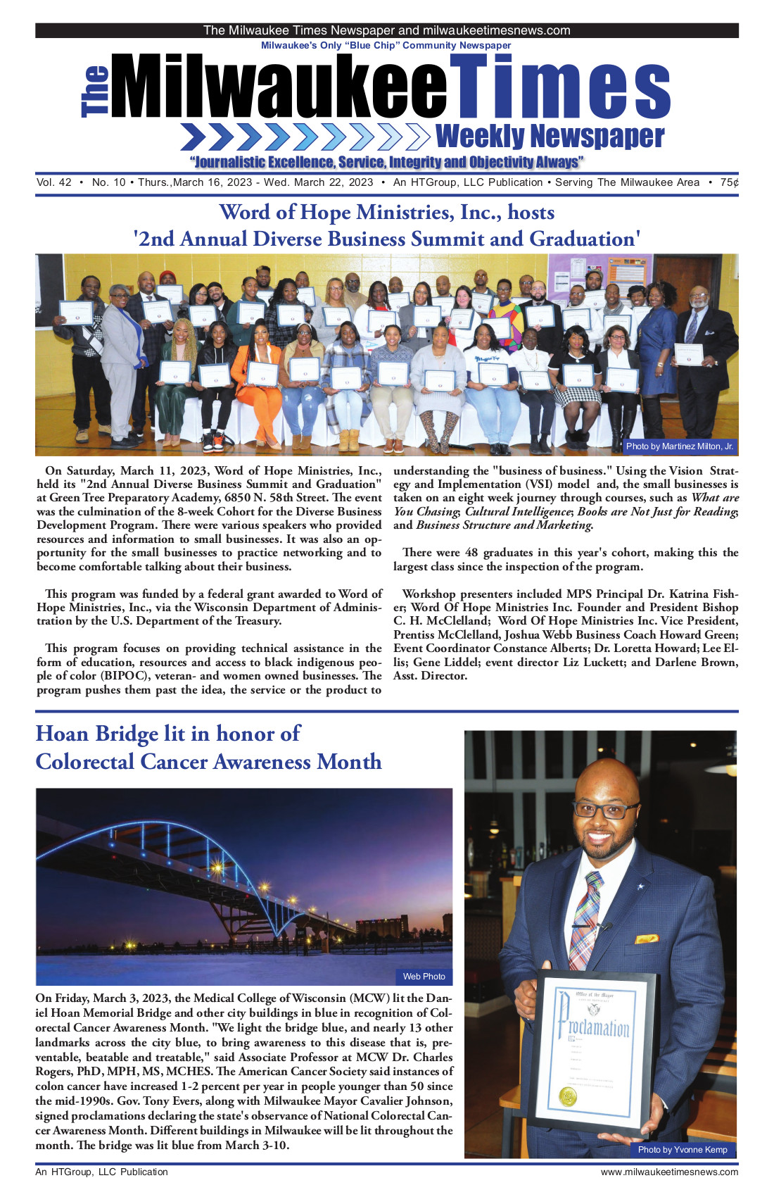 Milwaukee Times Digital Edition Issue March 16, 2023 - Milwaukee Times ...