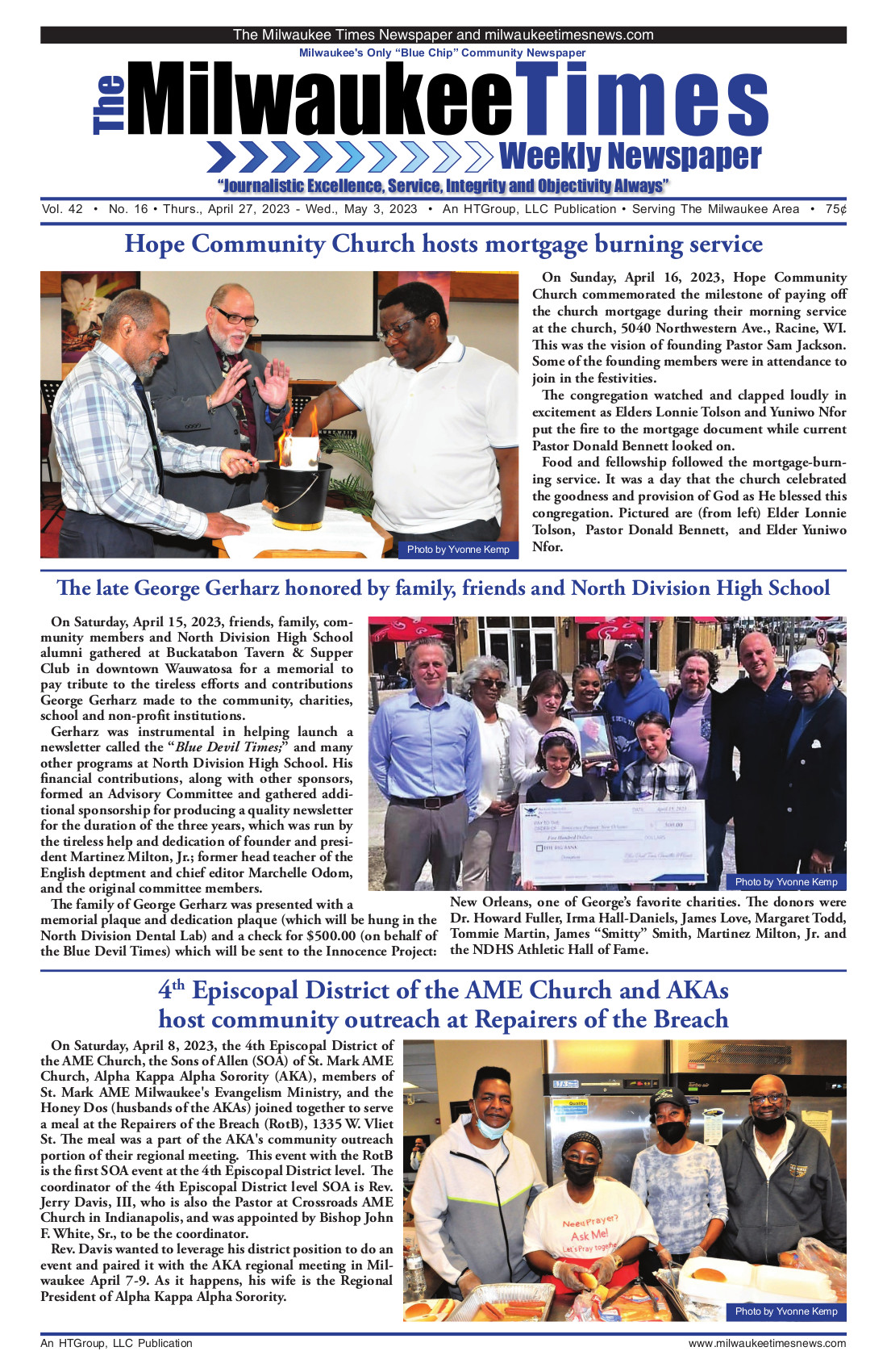Milwaukee Times Digital Edition Issue April 27, 2023 - Milwaukee Times ...