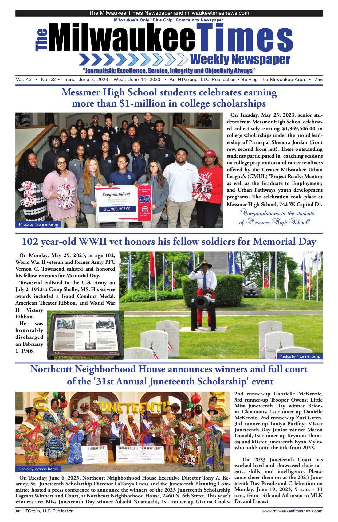 Milwaukee Times Digital Edition Issue June 8, 2023 - Milwaukee Times ...