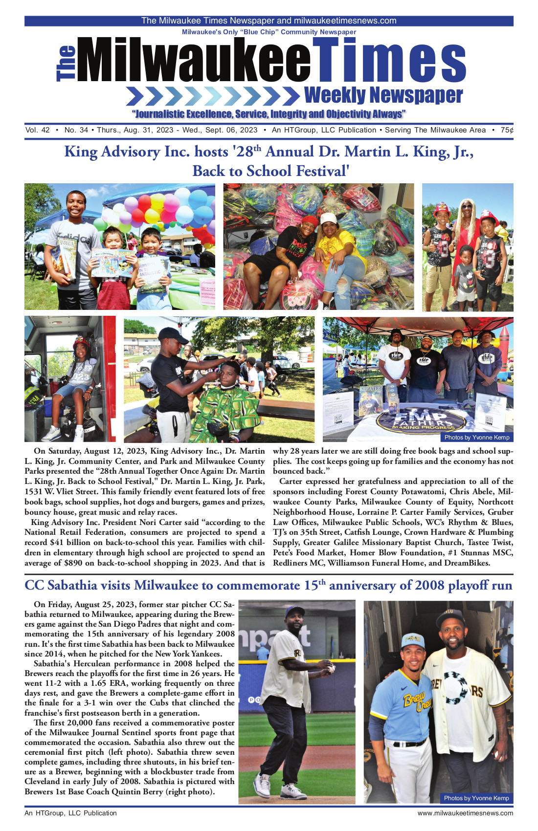 Milwaukee Times Digital Edition Issue August 31, 2023 - Milwaukee Times ...