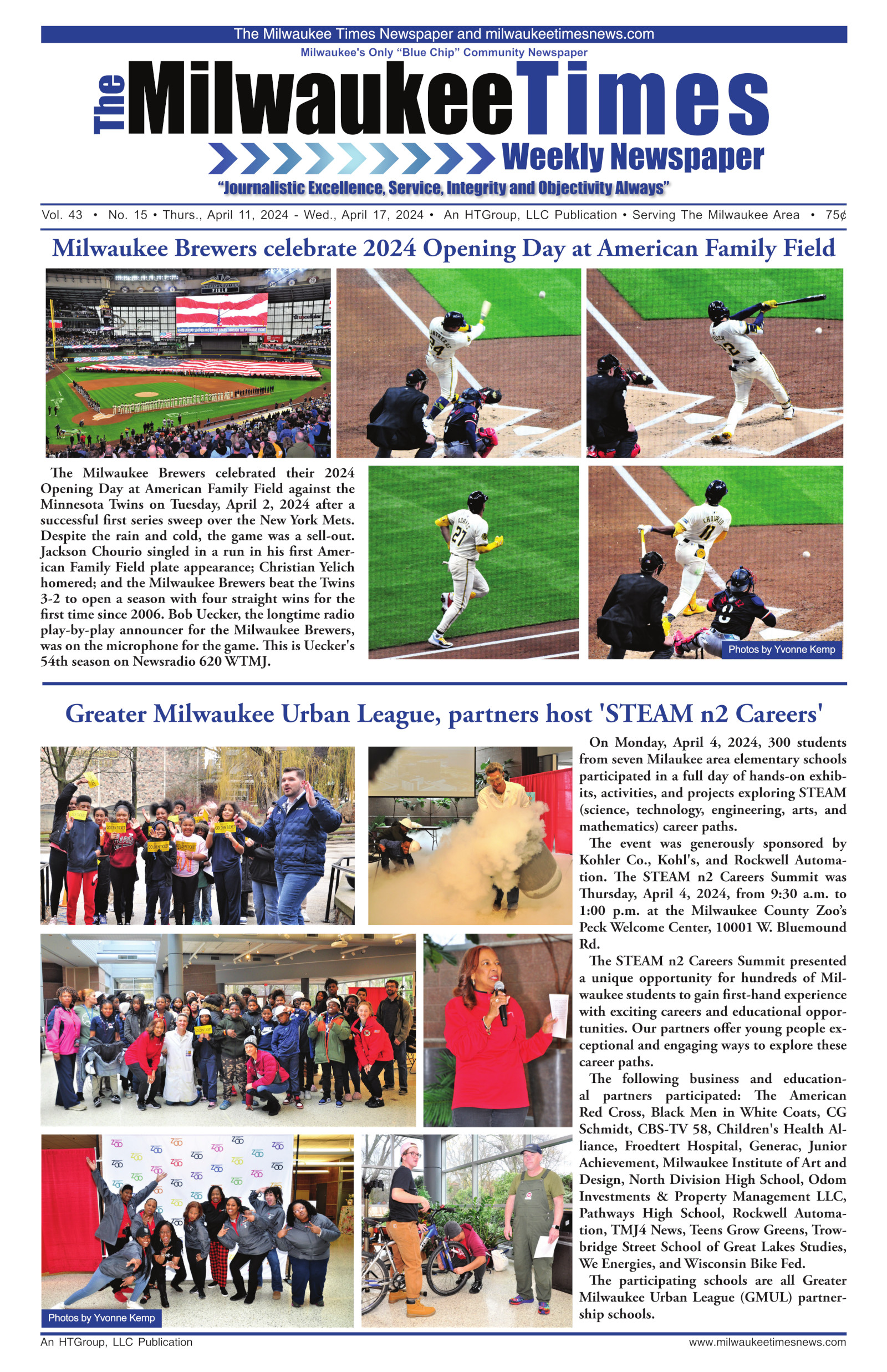 Milwaukee Times Digital Edition Issue April 11, 2024 - Milwaukee Times ...