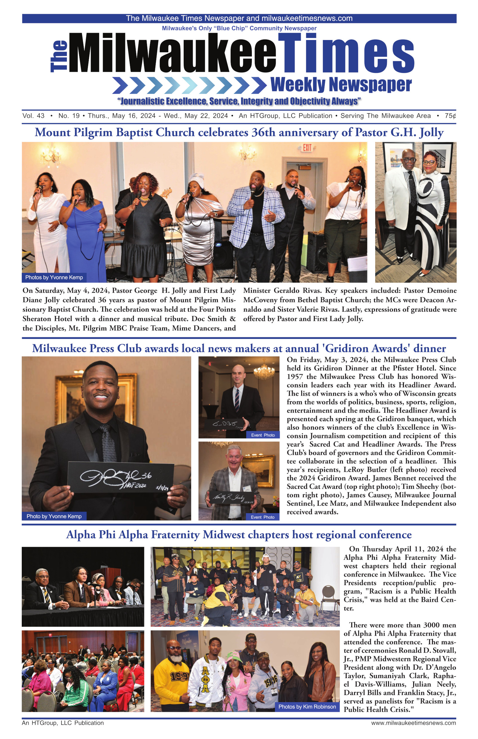 Milwaukee Times Digital Edition Issue May 16, 2024 - Milwaukee Times ...