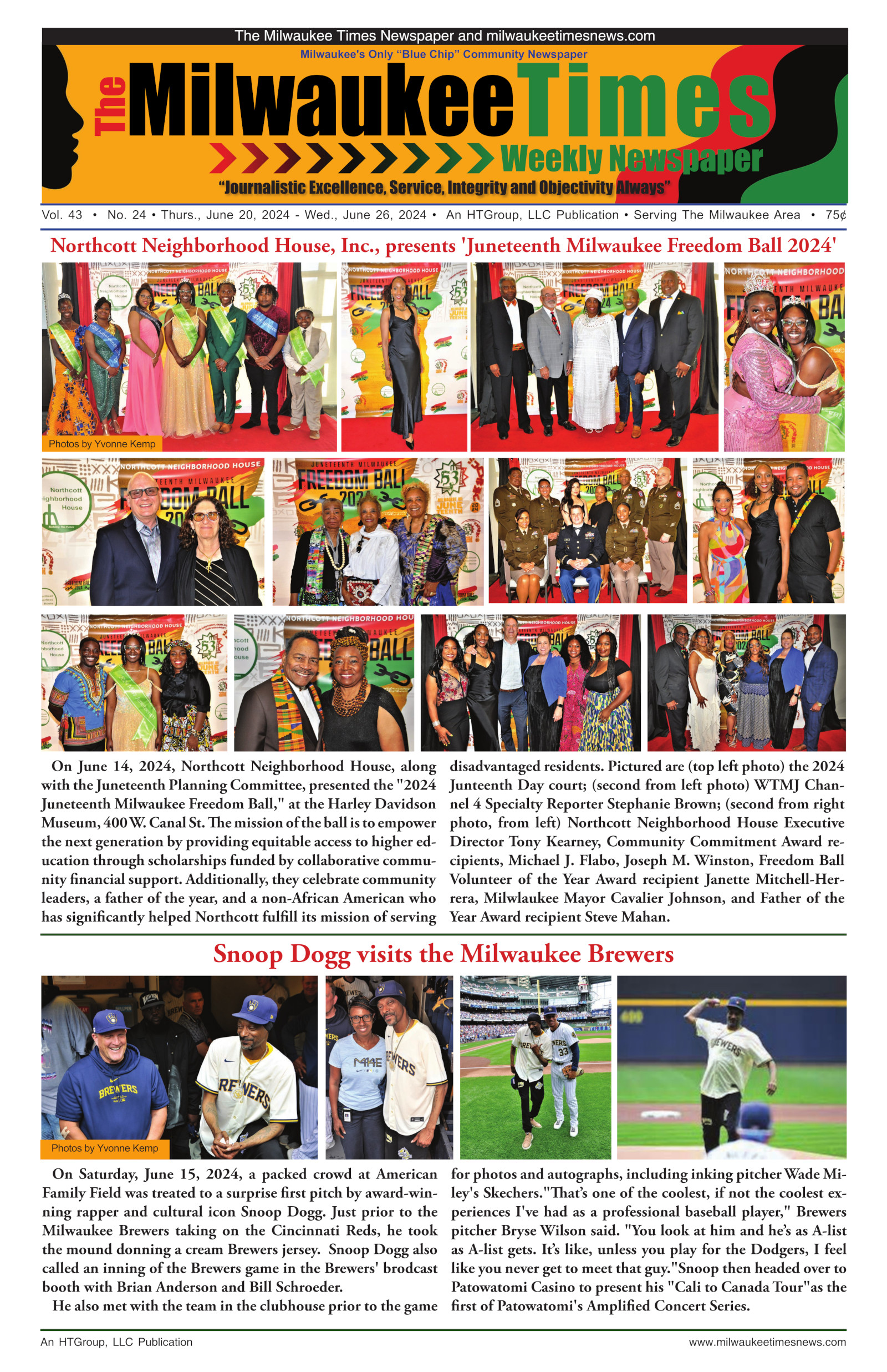 Milwaukee Times Digital Edition Issue June 20, 2024 - Milwaukee Times ...