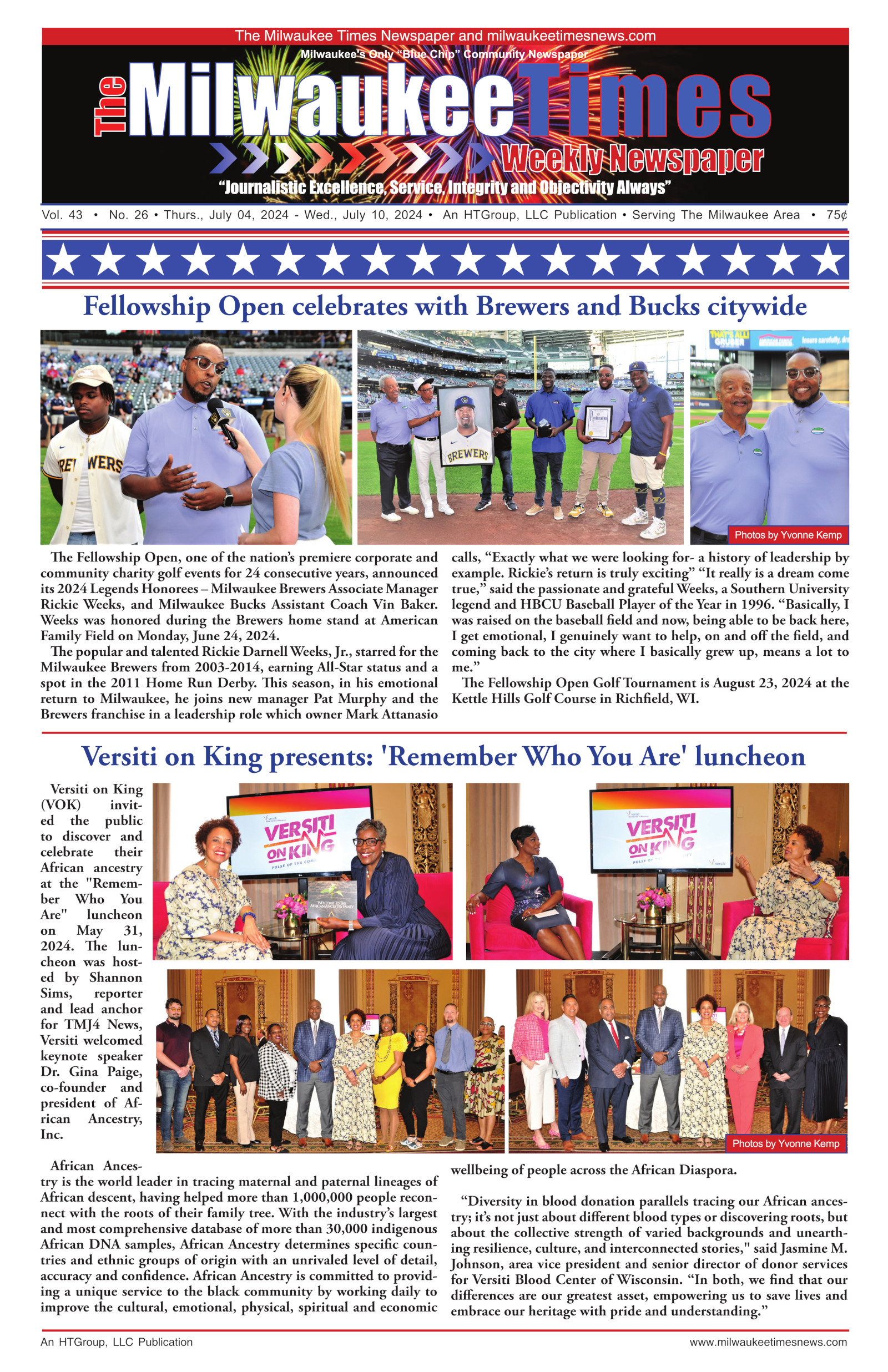 Milwaukee Times Digital Edition Issue July 4, 2024 - Milwaukee Times ...
