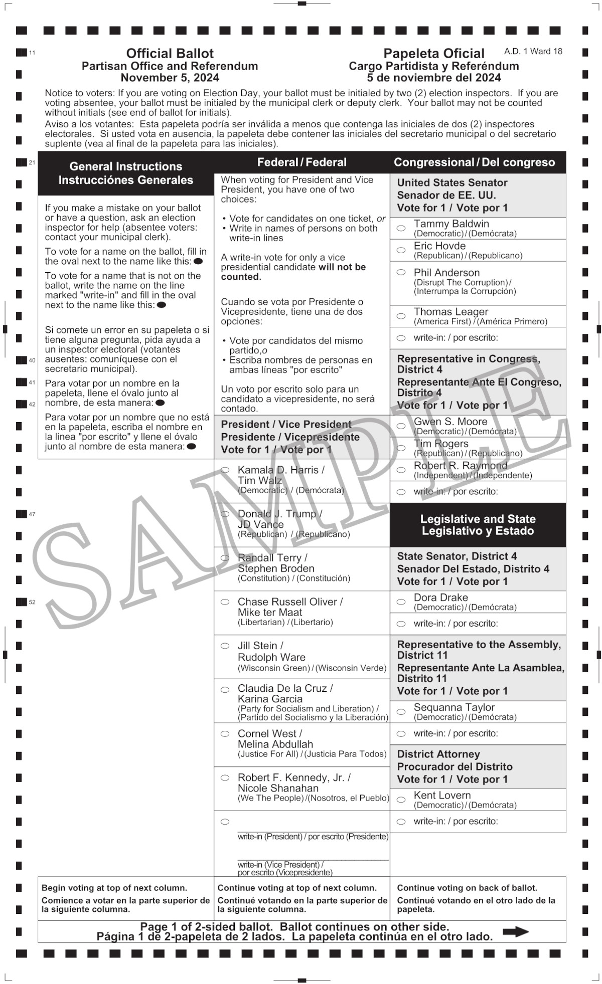 Notice of General Election, Special Election, Referendum, and Sample ...