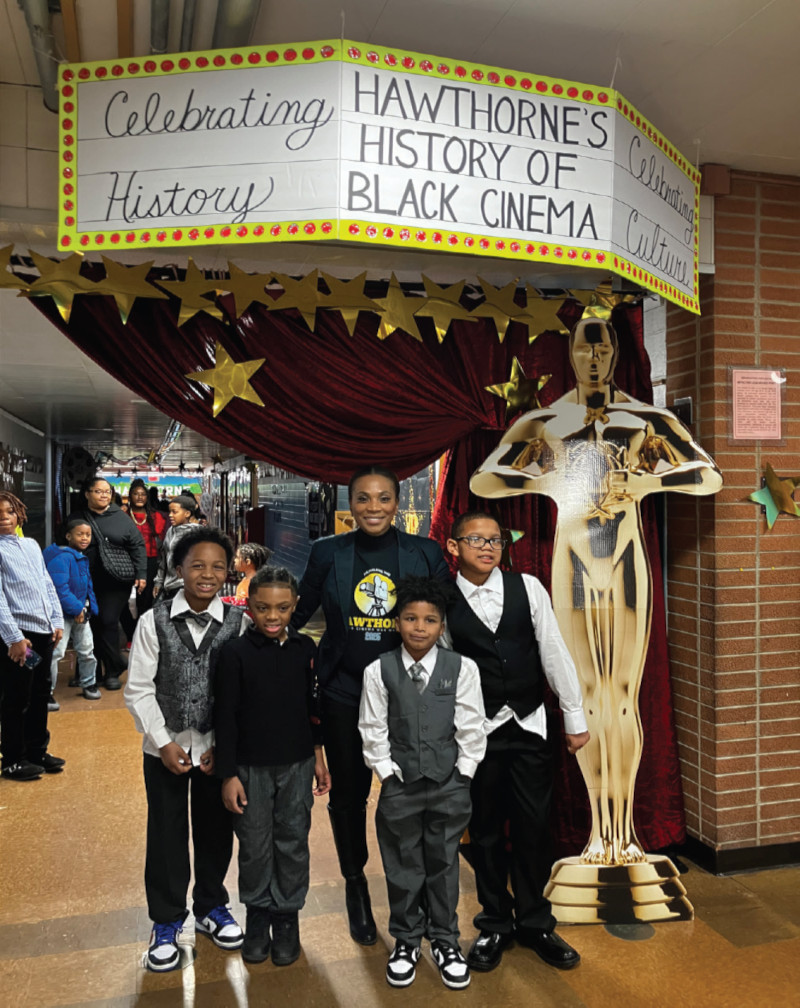 Nathaniel Hawthorne Elementary School celebrates black cinema ...