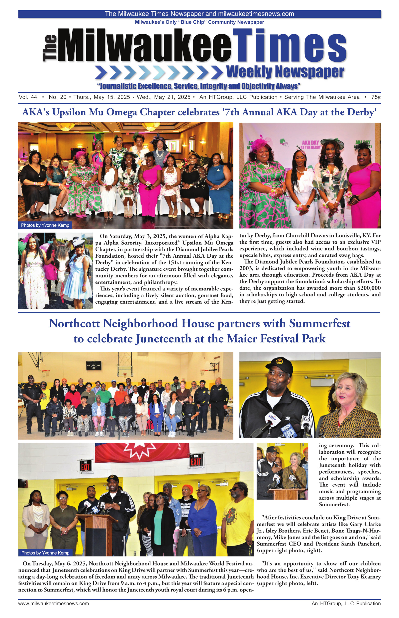 Milwaukee Times Digital Edition Issue May 15, 2025 - Milwaukee Times ...