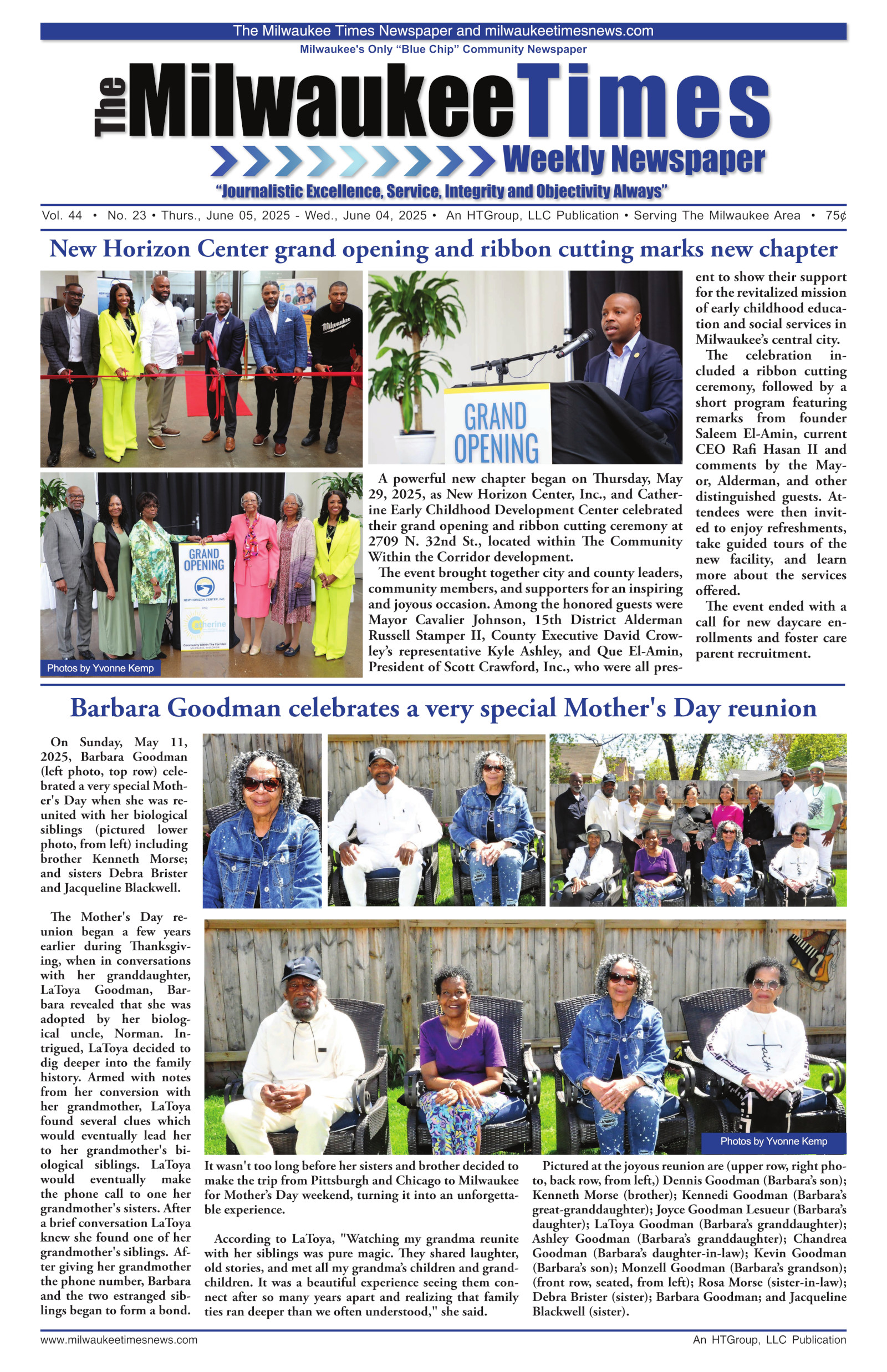 Milwaukee Times Digital Edition Issue June 5, 2025 - Milwaukee Times ...